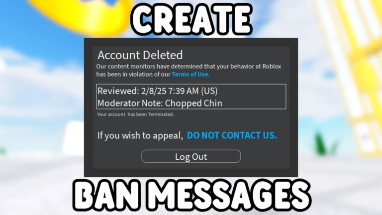 Roblox Ban Creator ⚒️ [MAGMA ] - Roblox