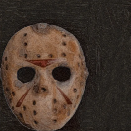 JASON VOORHEES HOCKEY MASK TEXTURE
