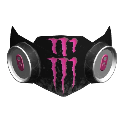 Monster Energy Grunge Scene Facemask Pink | Roblox Item - Rolimon's