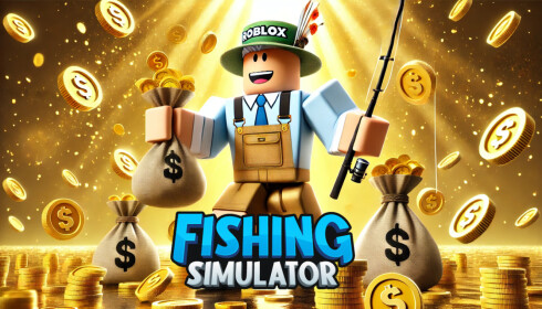 [DOUBLE COIN AND XP] Fishing Simulator - Roblox