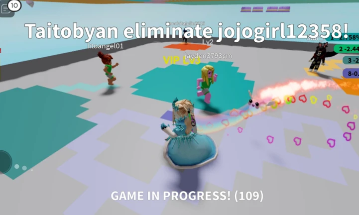 Carrera de colores - Roblox