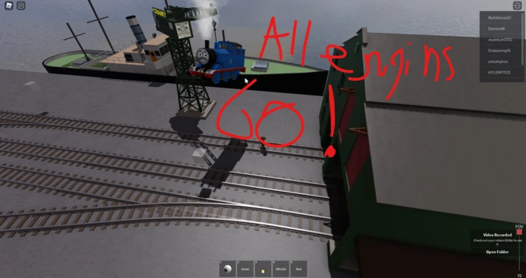 Thomas e Amigos Todos os Motores Vão! Leia A Desc! - Roblox