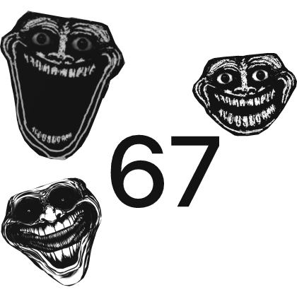 67 six seven brainrot meme text - Roblox