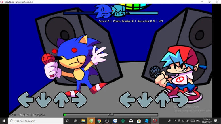 Funk del viernes por la noche vs Sonic.exe RP - Roblox