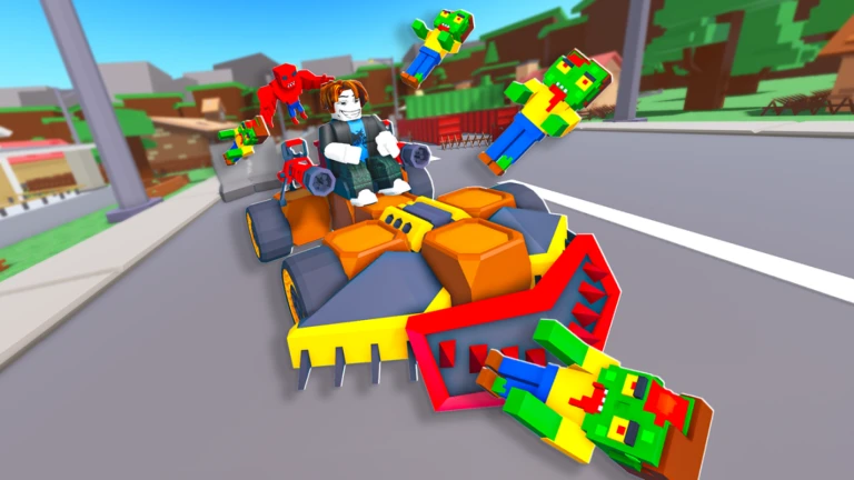Construye un coche para matar zombis - Roblox