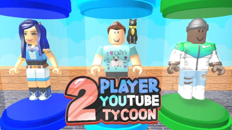 2 Jogador Youtube Tycoon - Roblox