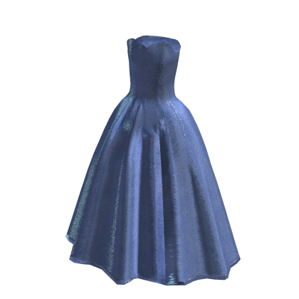 Robe de princesse scintillante en bleu clair - Roblox
