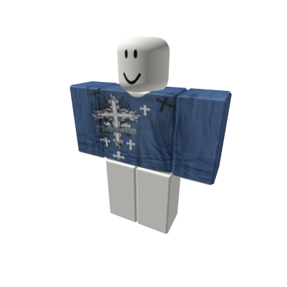 blue affliction y2k realistic emo goth crosses - Roblox