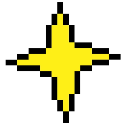 Undertale Savepoint Crosshair