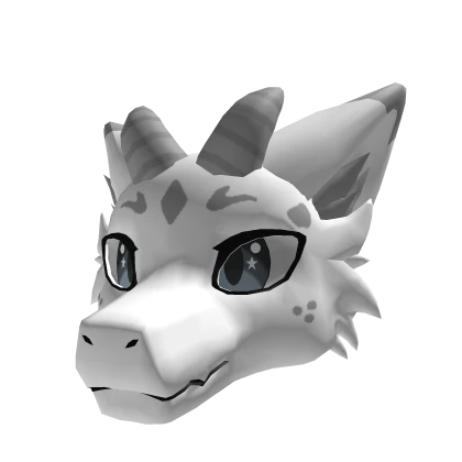 White Kemono Dragon Head | Roblox Item - Rolimon's