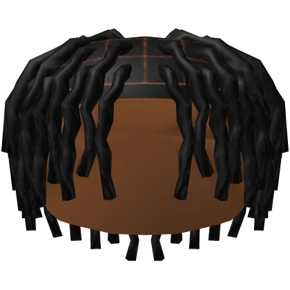 Black Medium Twisty Dread Locs | Roblox Item - Rolimon's