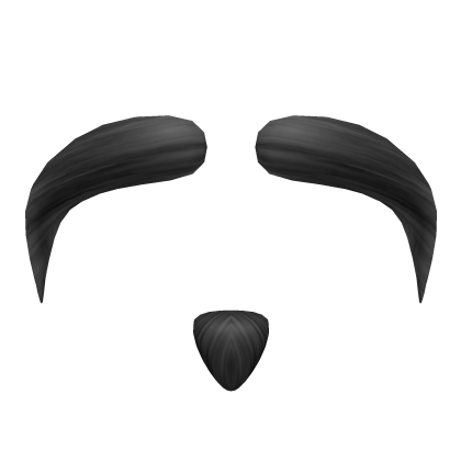 Moustache de bandit noir - Roblox