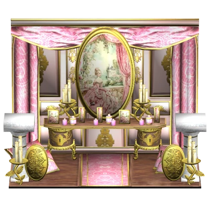 rococo room pink