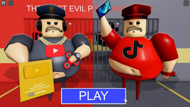 YouTube BARRY VS TikTok PRISÃO DE BARRY! (OBBY) - Roblox