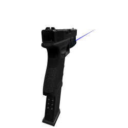 Glock 17 Extendo blue beam