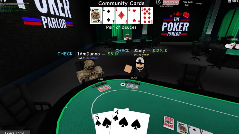 🎉 [SEASON 2] The Poker Parlor | Texas Hold'em | Roblox Game - Rolimon's
