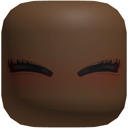 pretty blushing closed eyes with lashes | Roblox Item - Rolimon's