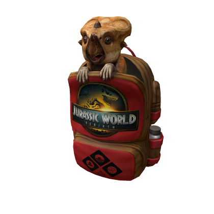 Jurassic World Rebirth Red Backpack - Roblox