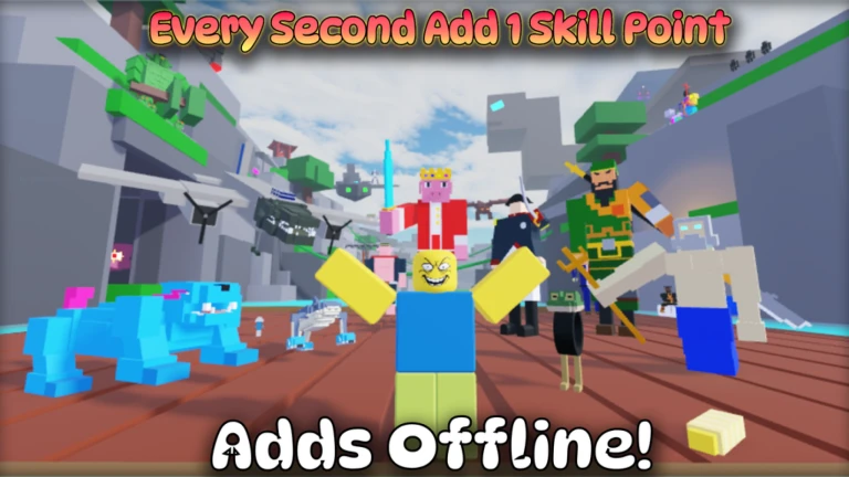 every second add 1 skill point [UPDATE] | Roblox Game - Rolimon's