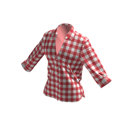 gingham blouse - Roblox