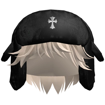 Messy Beige Hair w Ushanka | Roblox Item - Rolimon's