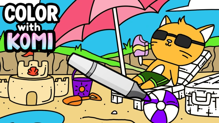 Color with Komi - Roblox