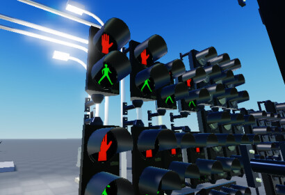 build traffic lights - Roblox