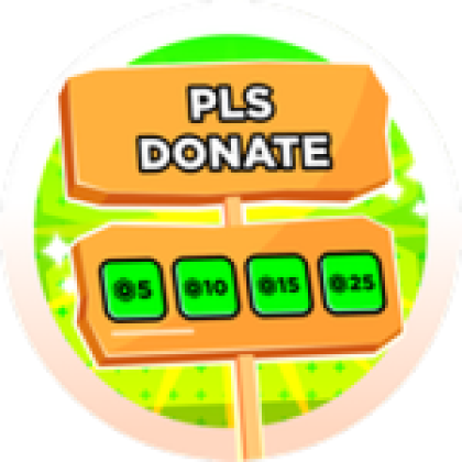 Donate sign - Roblox