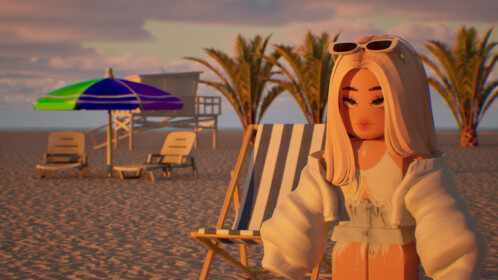 ️ Hangout sur la plage ️ - Roblox