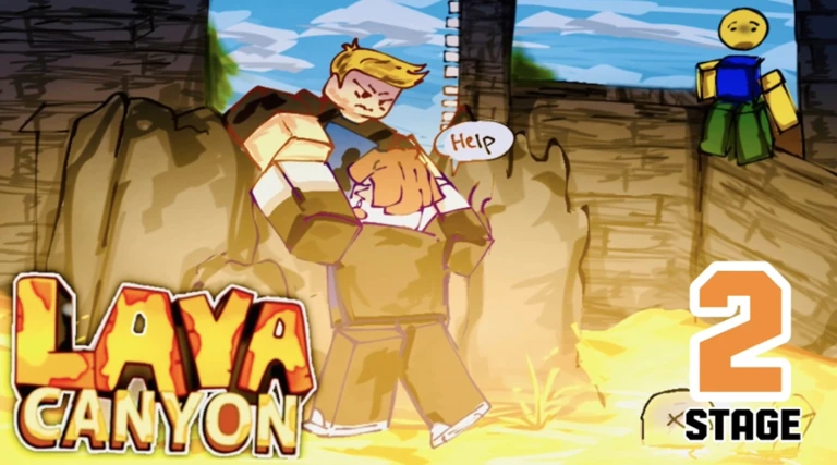 Lava Canyon Obby - Roblox