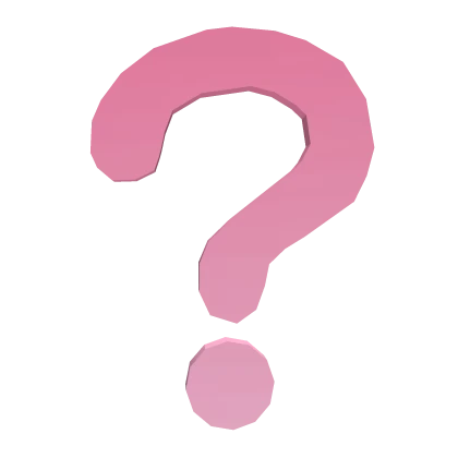 Pink Question Mark Emote | Roblox Item - Rolimon's