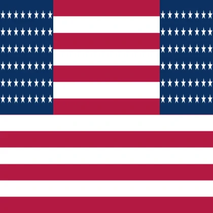 American Flag 48 Stars | Waterloo at Home