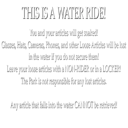 water ride warning image