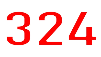 red german tank number 324