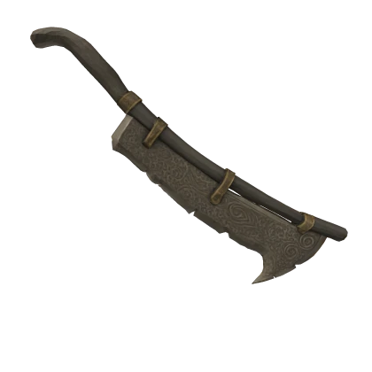 Ornate curved cleaver | Roblox Item - Rolimon's