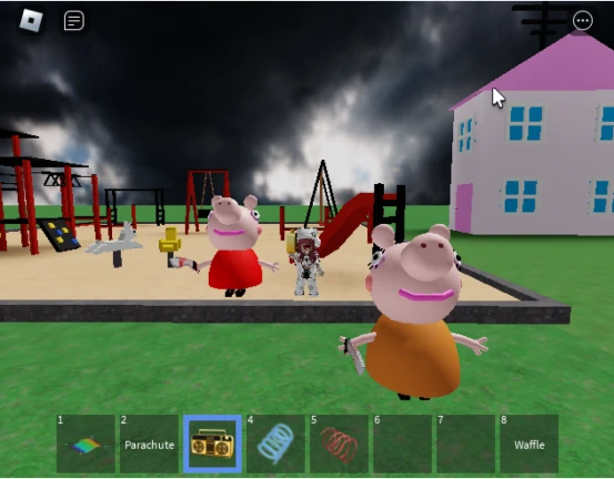 peppa pig y mamá cerdo supervivencia - Roblox