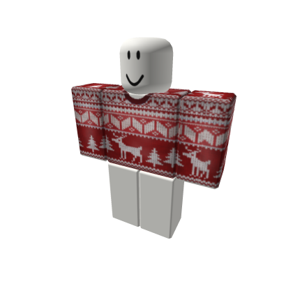 歷Red Reindeer Christmas Sweater歷 - Roblox