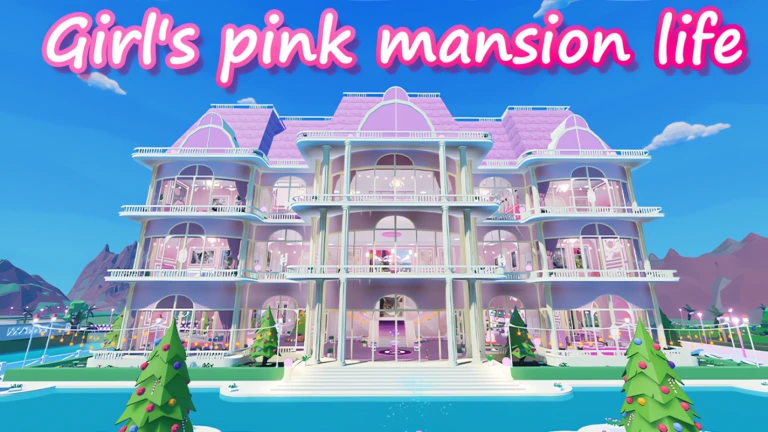 La vida de la mansión rosa de la niña【Tycoon】 | Juega en Roblox