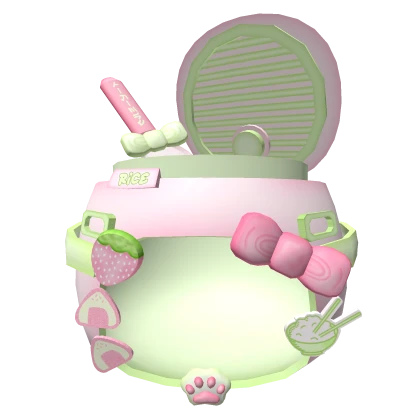 cute japanese rice cooker strawberry pink matcha | Roblox Item - Rolimon's