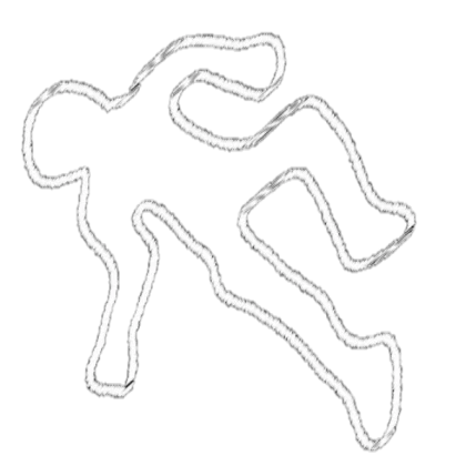 FBI body outline drawing