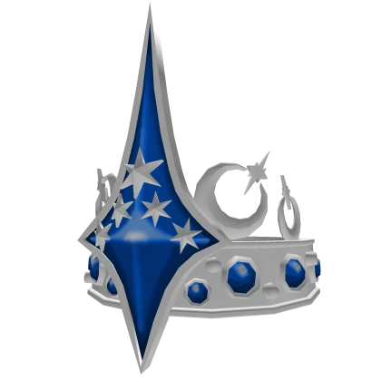 White Blue Federation Star Crown | Roblox Item - Rolimon's