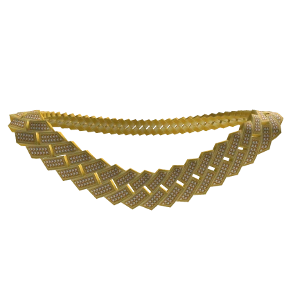 [1.0] Gold Diamond Cuban Link | Roblox Item - Rolimon's