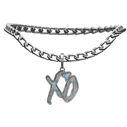 The Weeknd Silver XO Chain | Roblox Item - Rolimon's