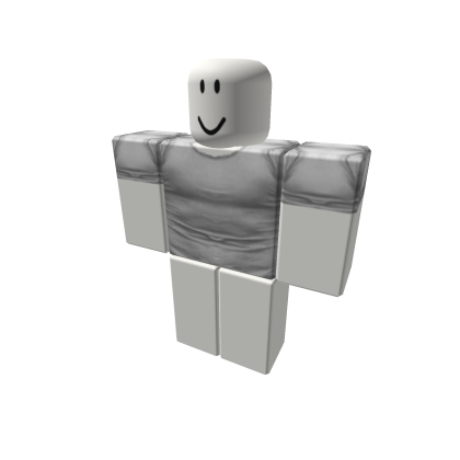 Emo BuFF Shirt White Muscle - Fit Abs chico Dahood - Roblox