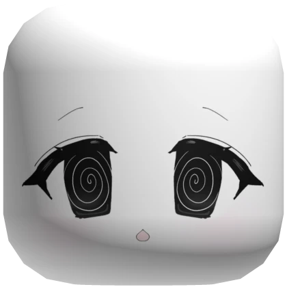 surprised dizzy flustered chibi anime face mask | Roblox Item - Rolimon's
