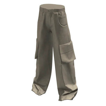 Baggy Beige Cargo Pants | Roblox Item - Rolimon's