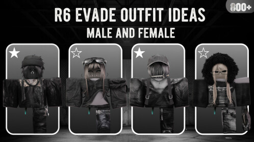 R6 Evade Outfits Ideas Male & Female | Juega en Roblox