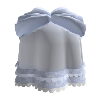 Simple Princess Dress in White | Roblox Item - Rolimon's