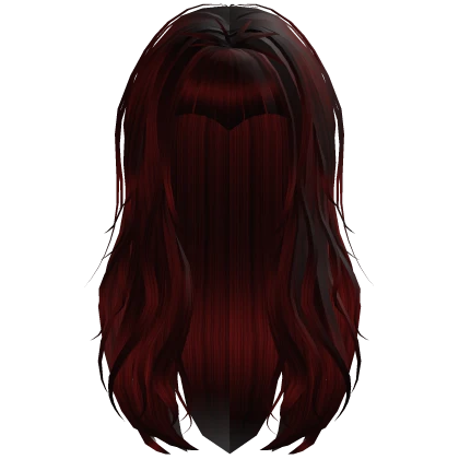Goth Wicked Witch Vamp Wavy Hair (red) | Roblox Item - Rolimon's