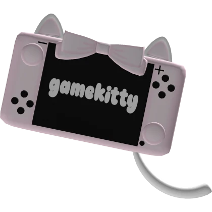 Pink Kawaii Kitty Video Game Console Player Waist | Roblox Item - Rolimon's